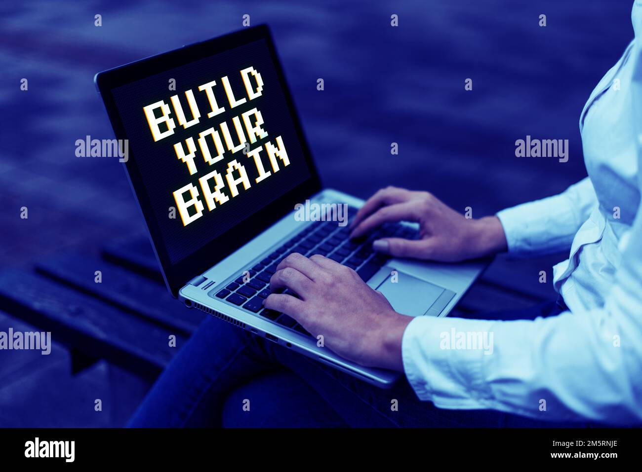 Inspiration showing sign Build Your Brain. Business approach mental ...