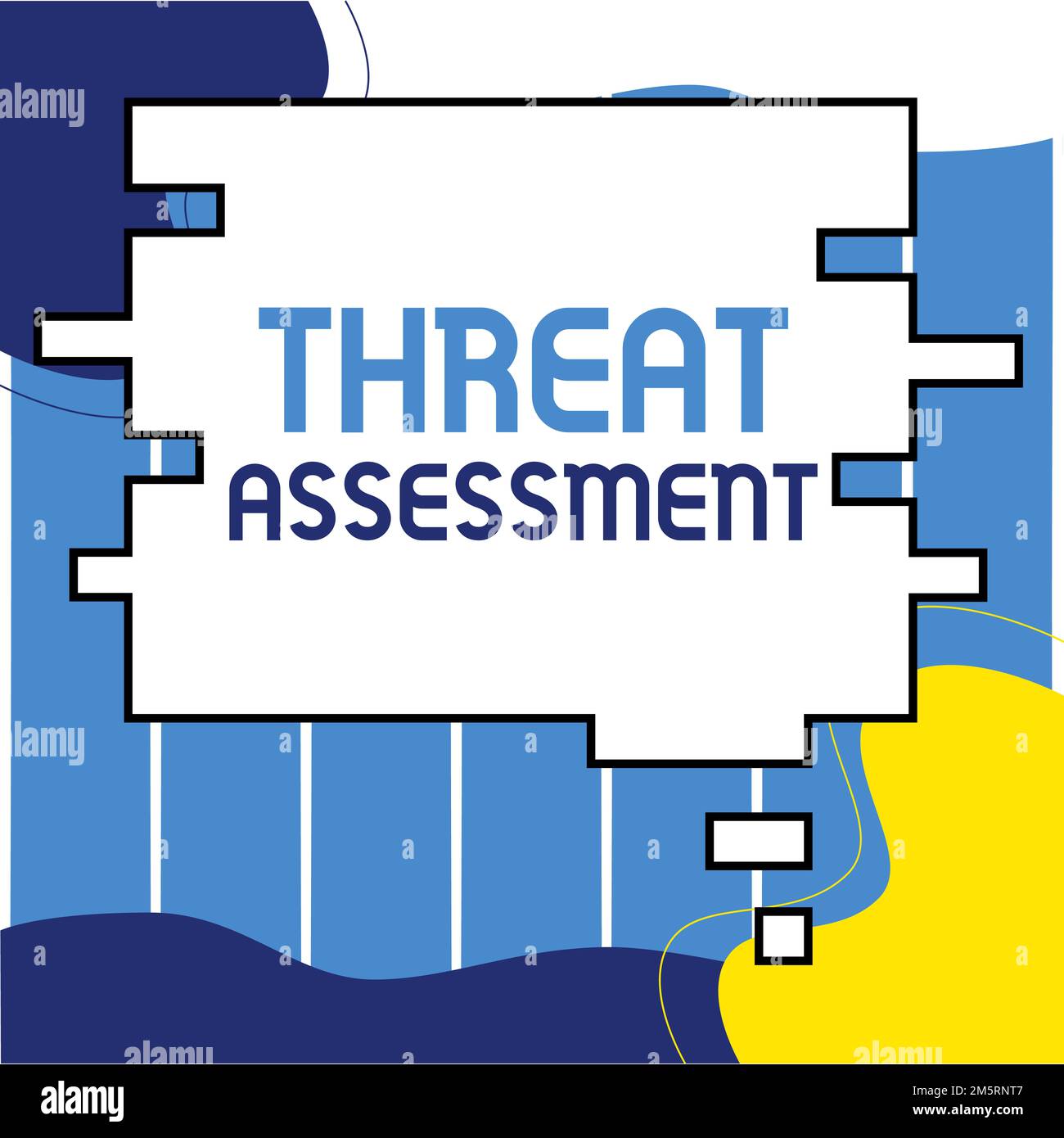 Hand writing sign Threat Assessment. Business approach determining the ...