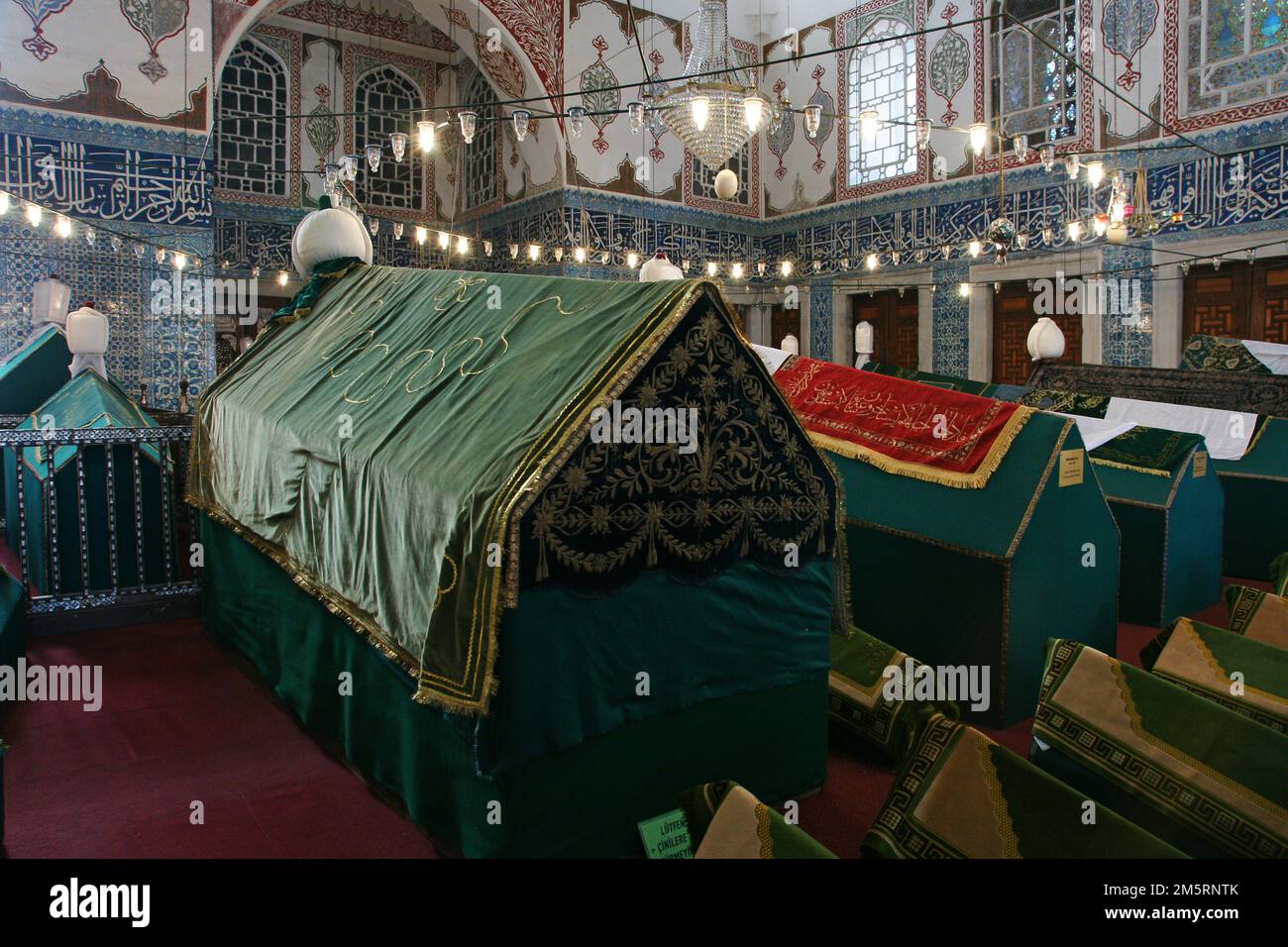 In the Tomb of Hatice Turhan in Istanbul, Turkey, one Ottoman sultan ...