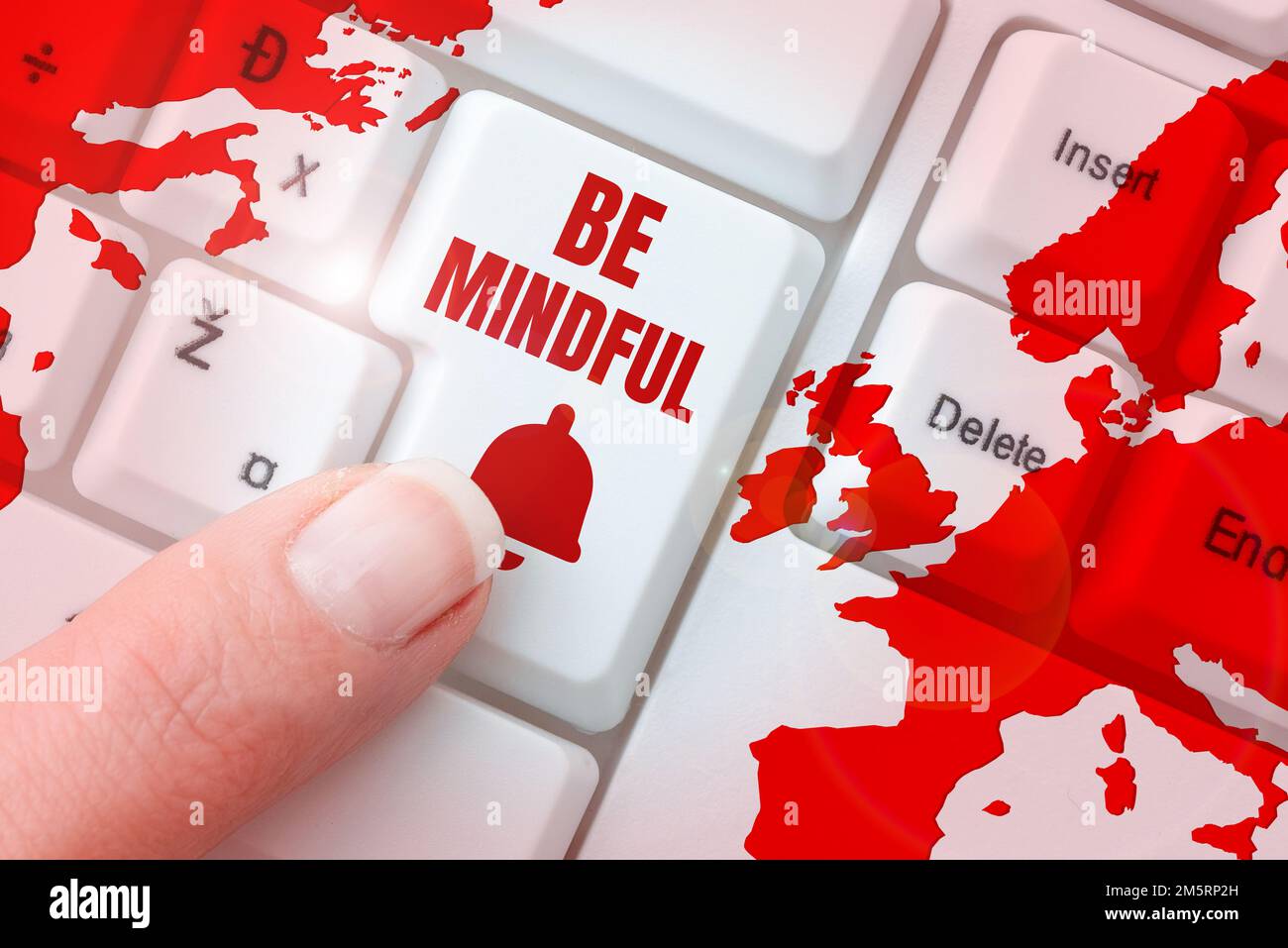 Sign displaying Be Mindful. Word Written on paying close attention to ...