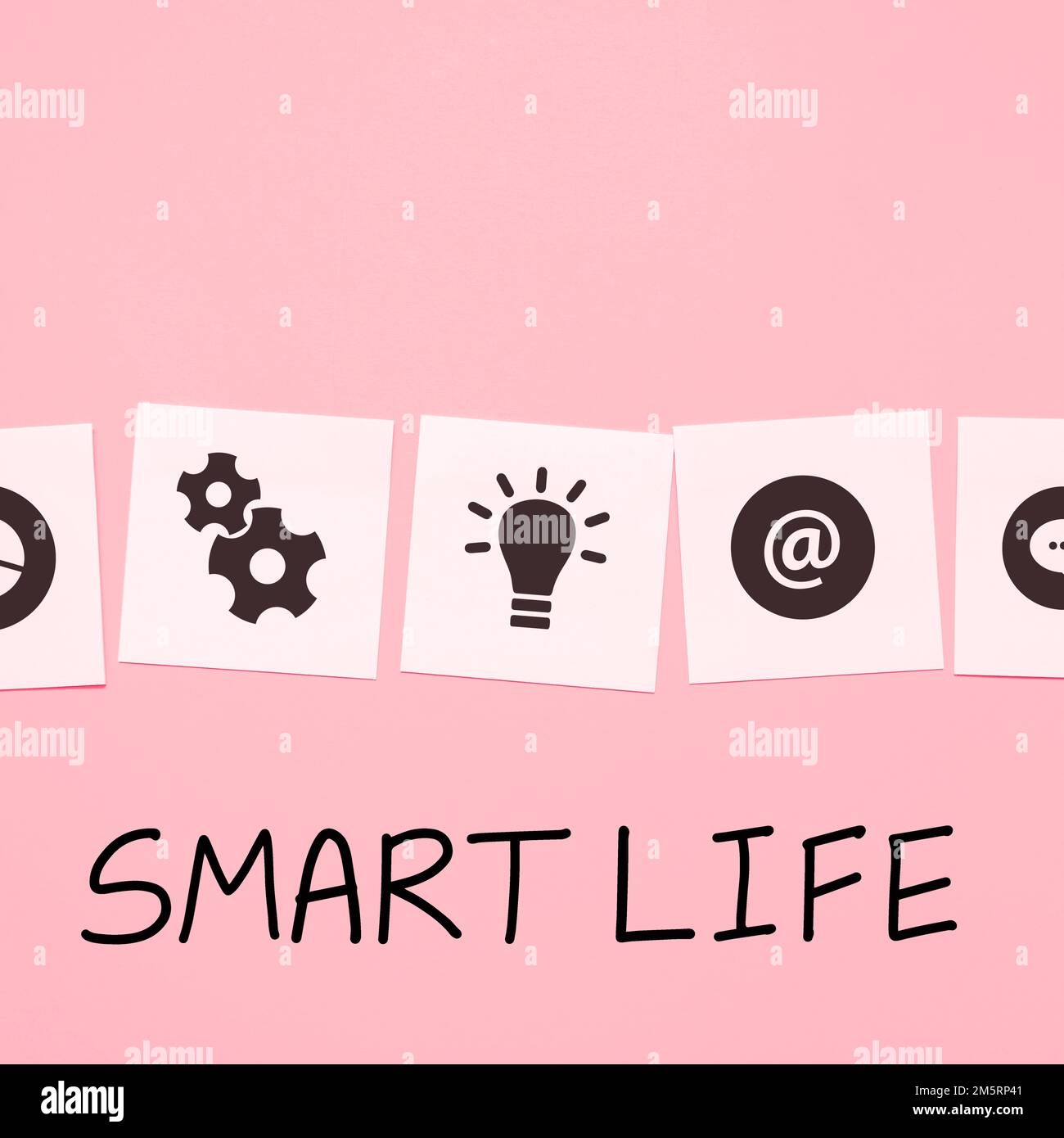 Hand writing sign Smart Life. Business showcase approach conceptualized ...