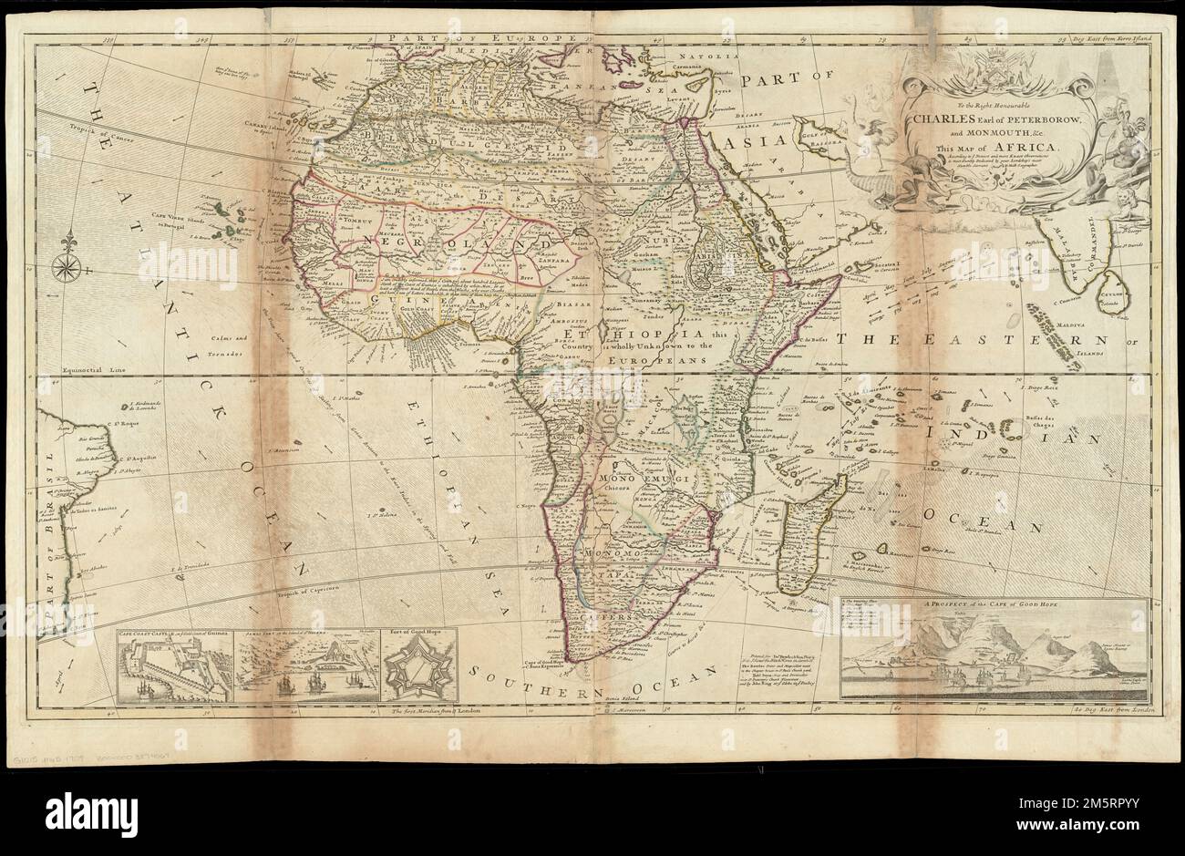 Map africa 1736 hi-res stock photography and images - Alamy