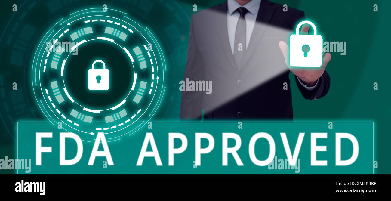 Fda approved word hi-res stock photography and images - Alamy