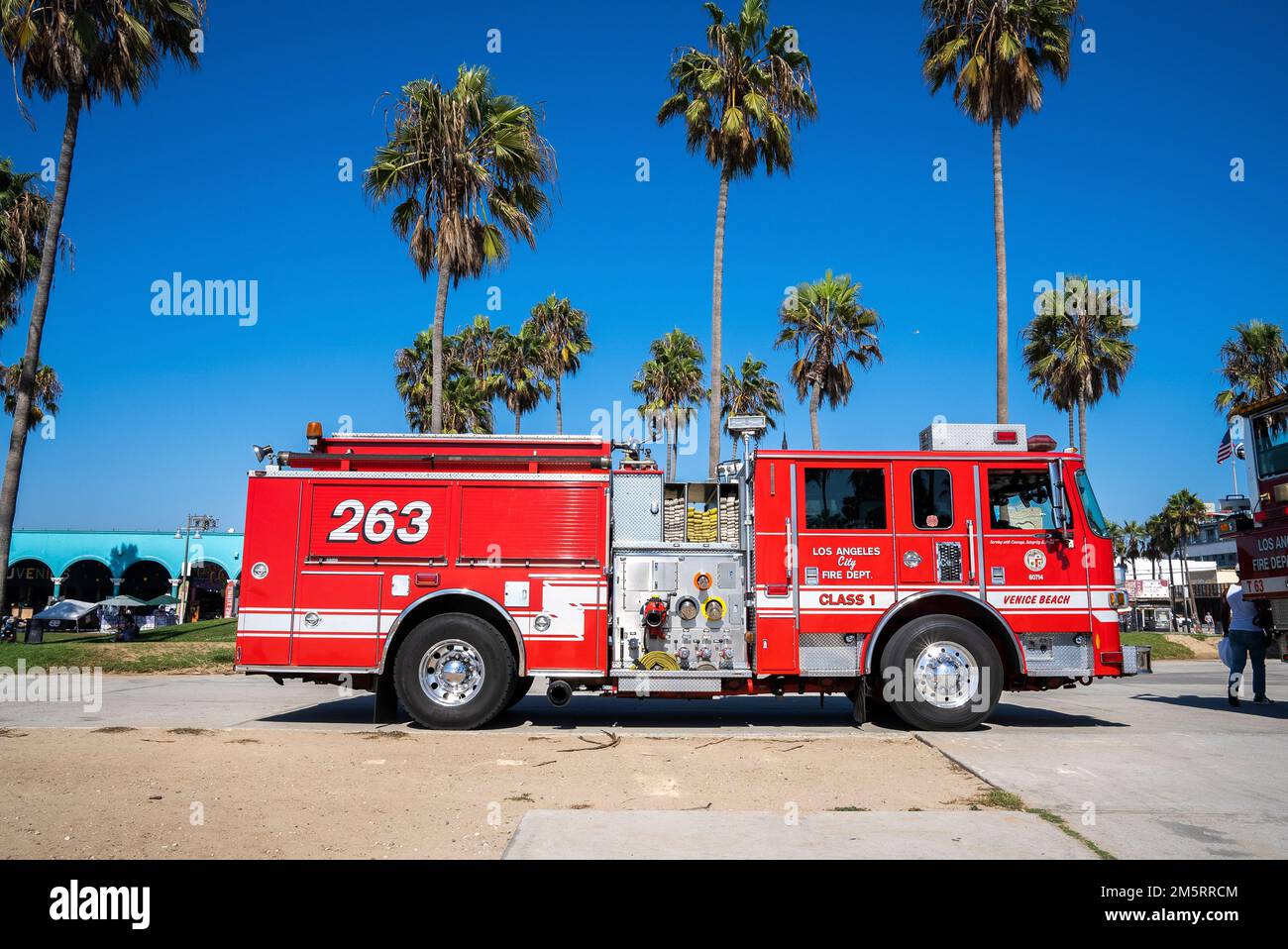 Fire engine beach hi-res stock photography and images - Alamy