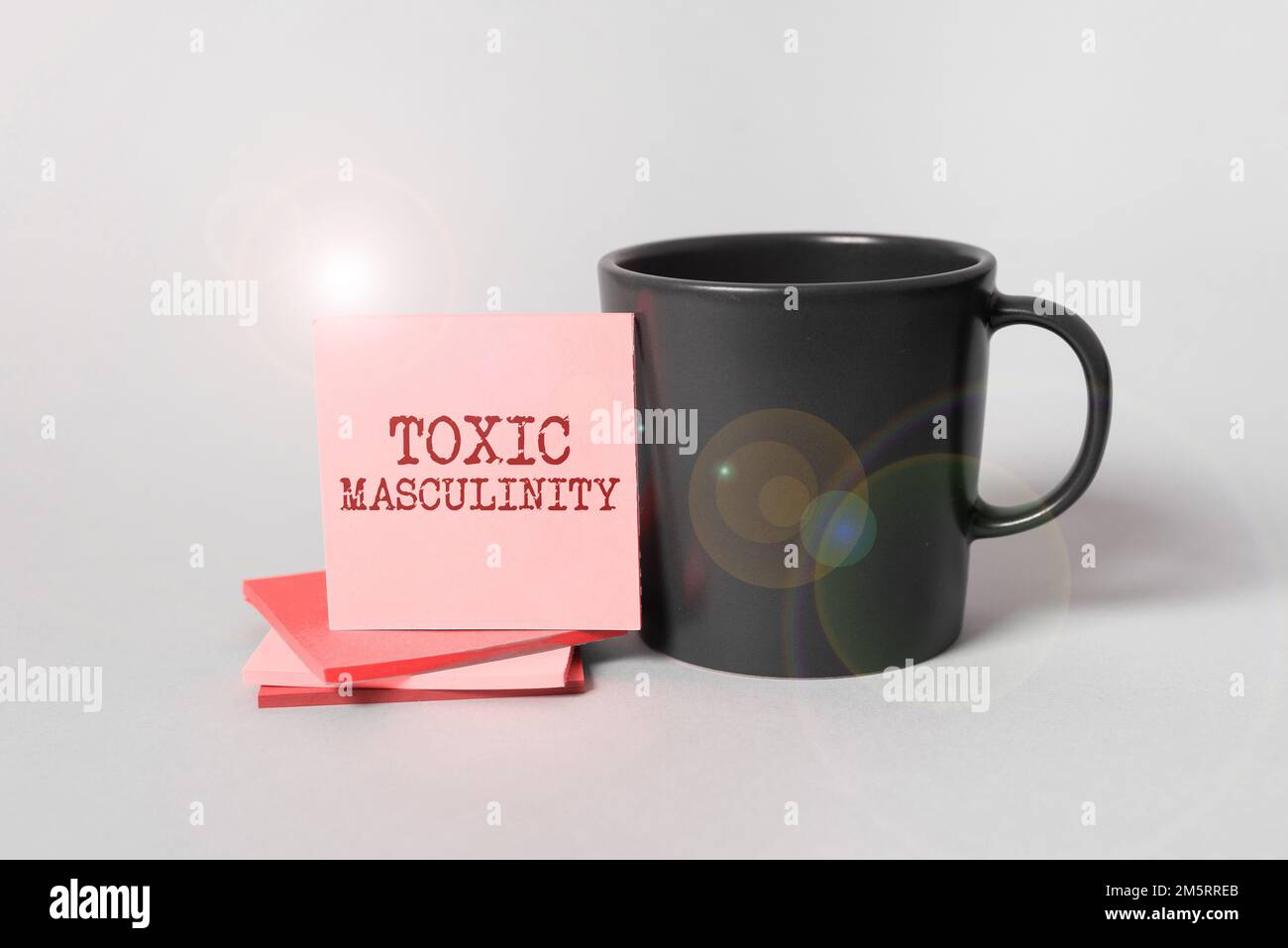 Text caption presenting Toxic Masculinity. Concept meaning describes ...