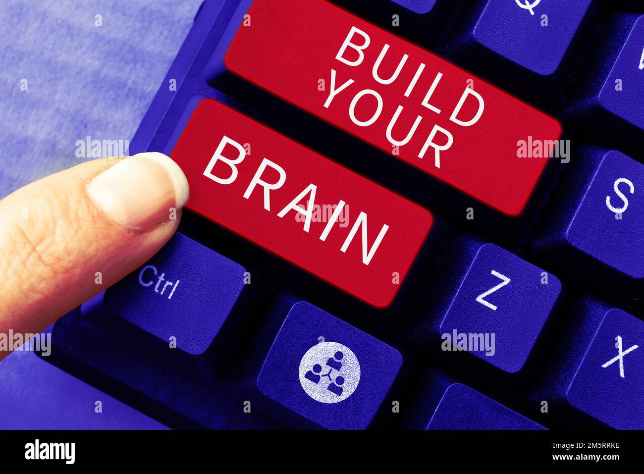 Text showing inspiration Build Your Brain. Business showcase mental ...