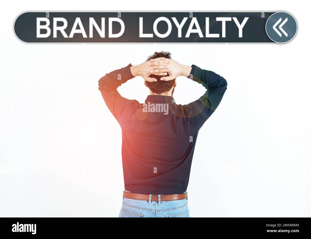Conceptual caption Brand Loyalty, Business idea Repeat Purchase ...