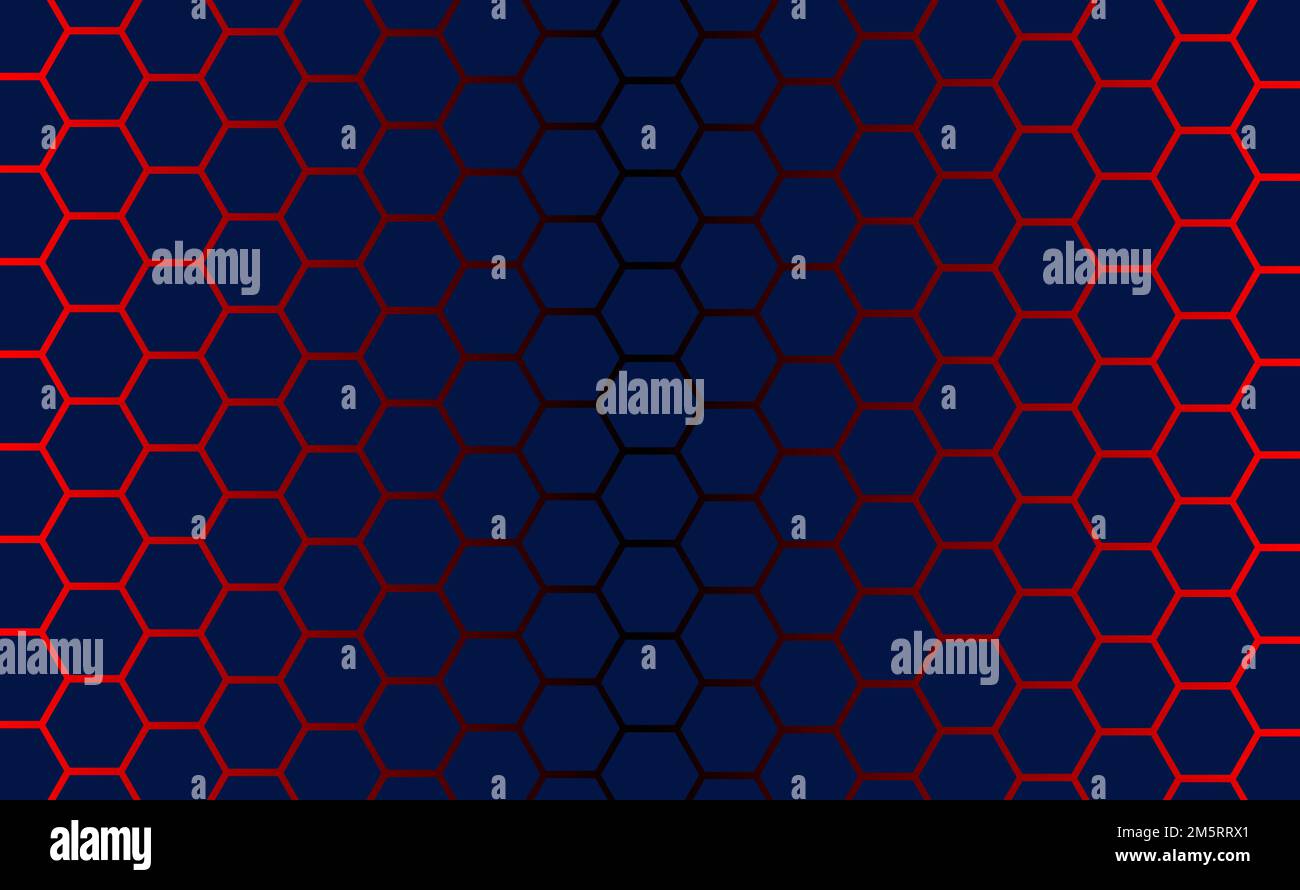 A beautiful navy blue hexagonal graphic pattern background Stock Vector ...