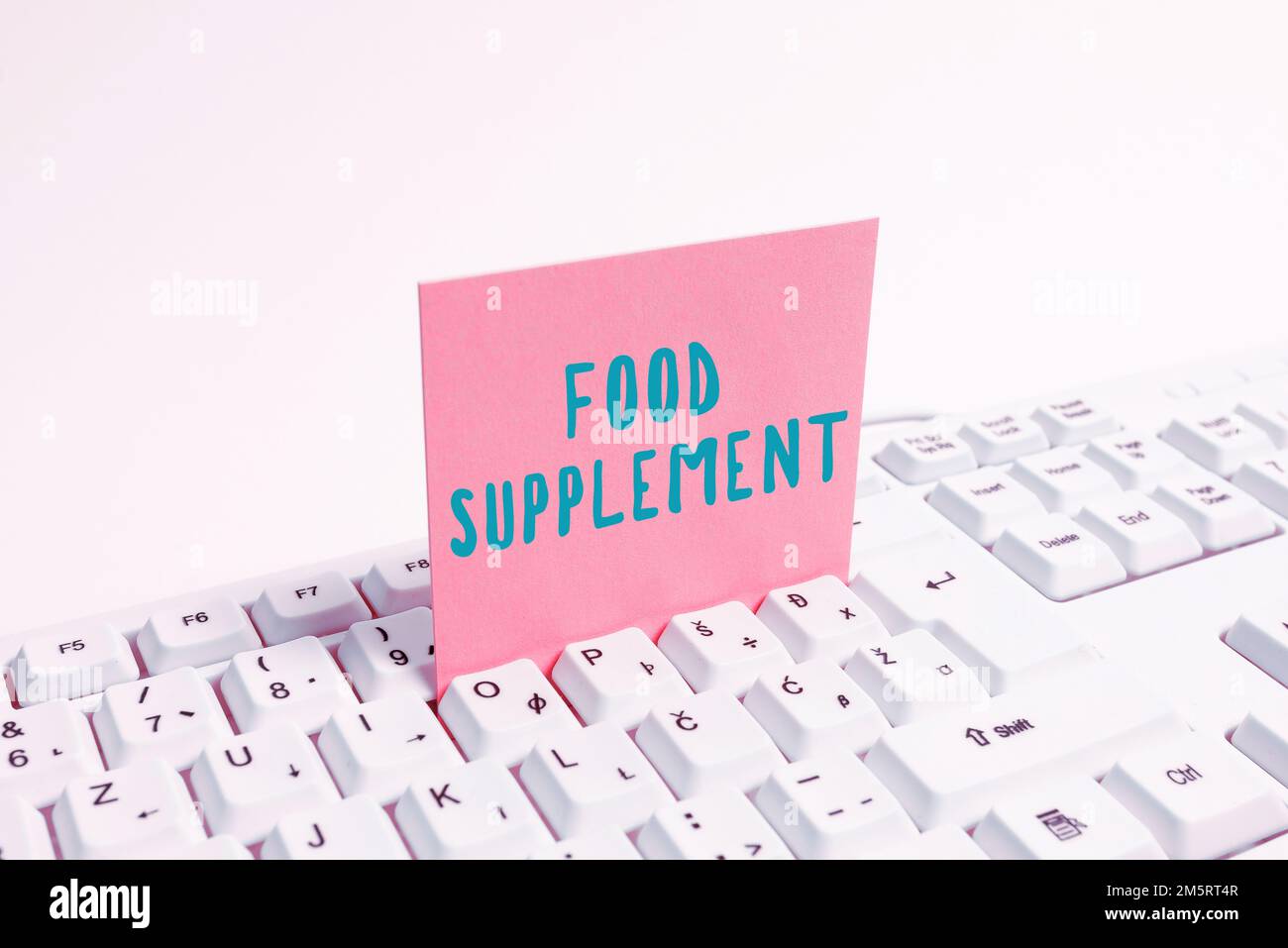 Text sign showing Food Supplement. Business idea Conditions and ...