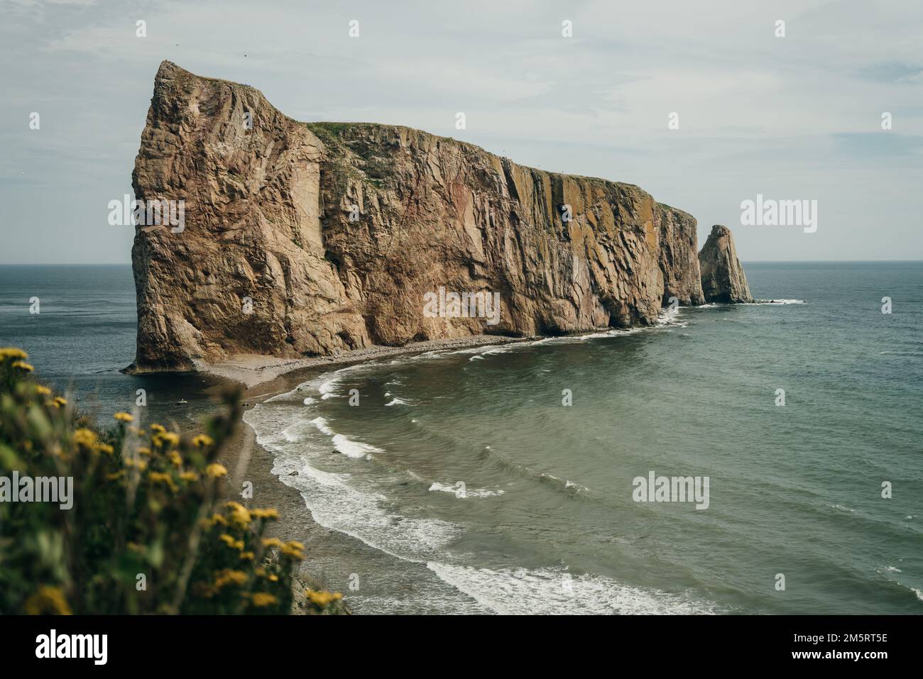 the symbol of the Gaspesie, a region of Quebec (Canada) from Cape Mont ...