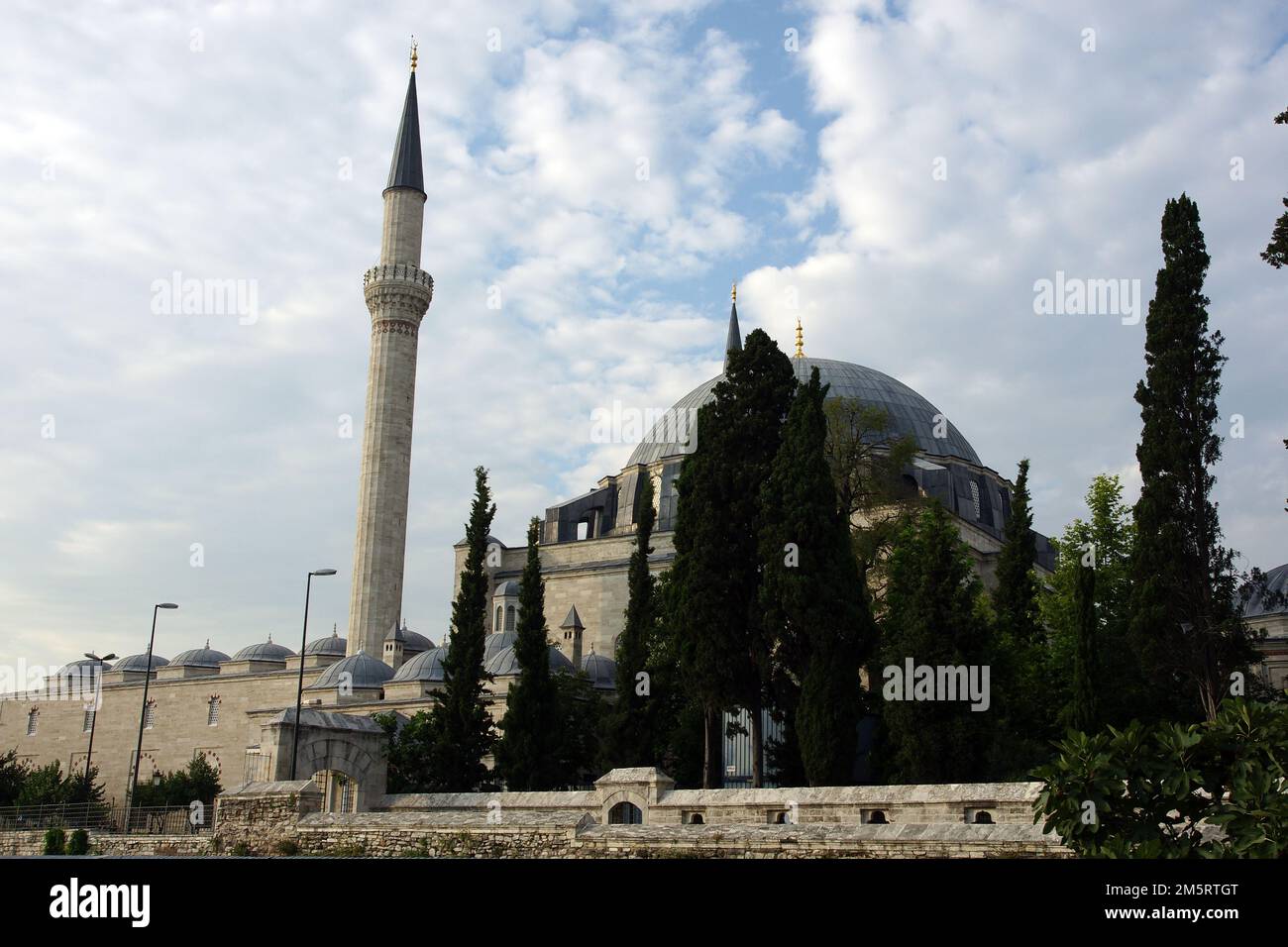 Located in Istanbul, Turkey, Yavuz Sultan Selim Mosque was built in ...