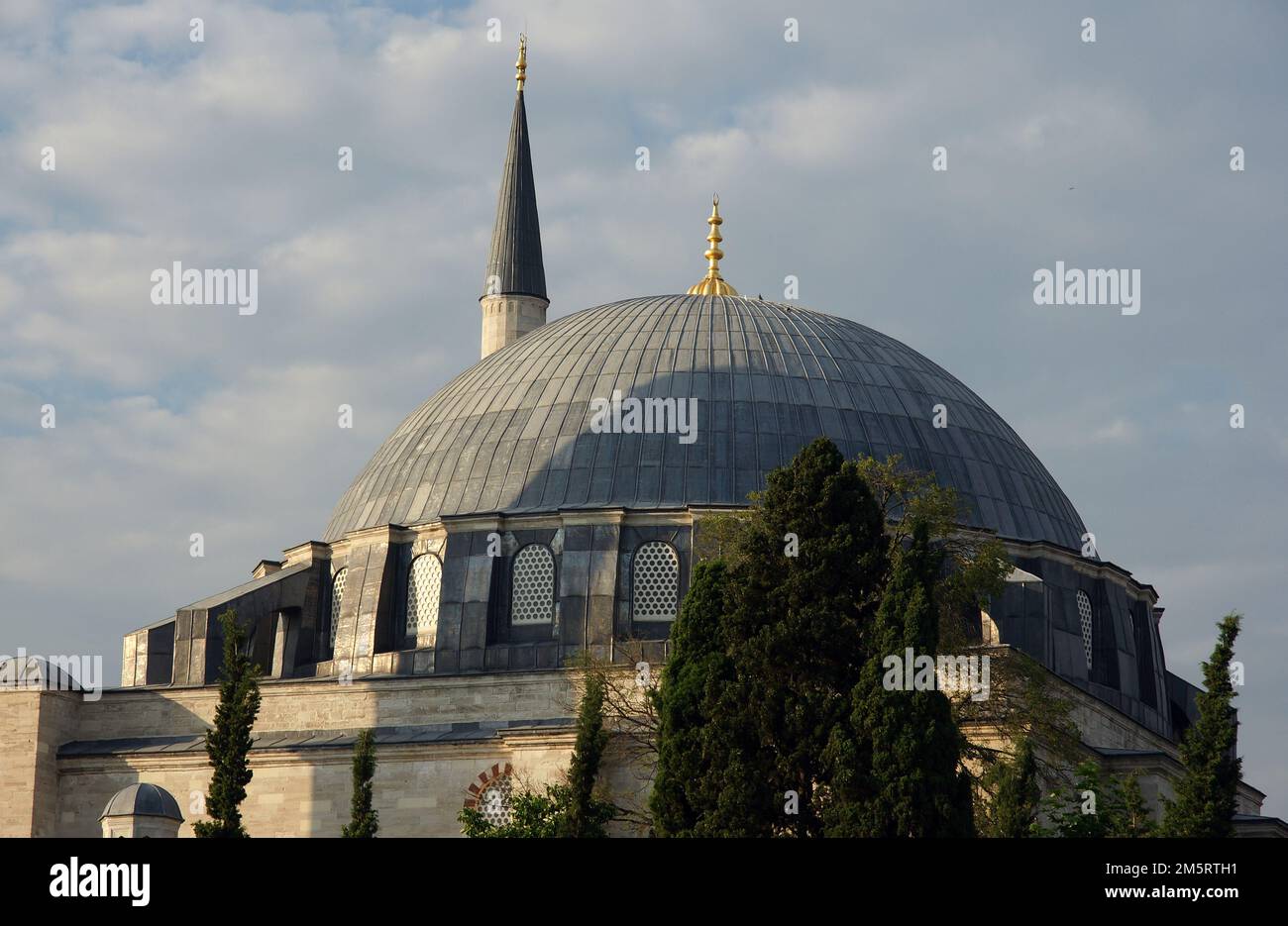 Located in Istanbul, Turkey, Yavuz Sultan Selim Mosque was built in ...