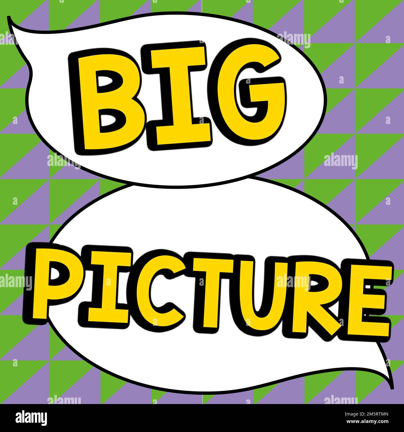 Text showing inspiration Big Picture. Internet Concept most important ...