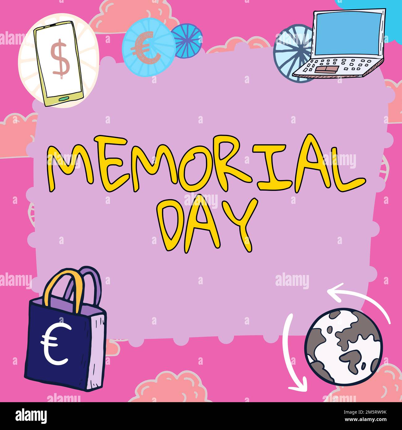 Inspiration showing sign Memorial Day. Business overview To honor and ...