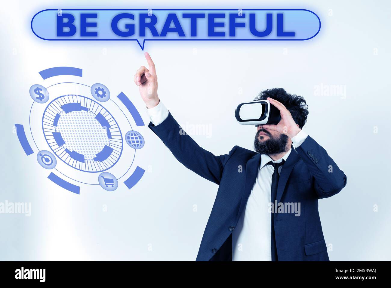 Hand writing sign Be Grateful. Word for feeling or showing an ...