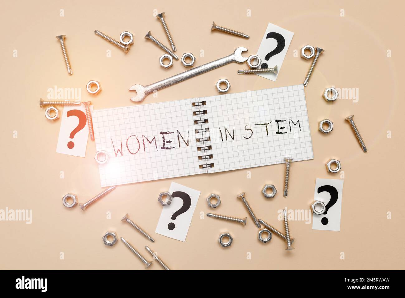 Text sign showing Women In Stem. Conceptual photo Science Technology ...