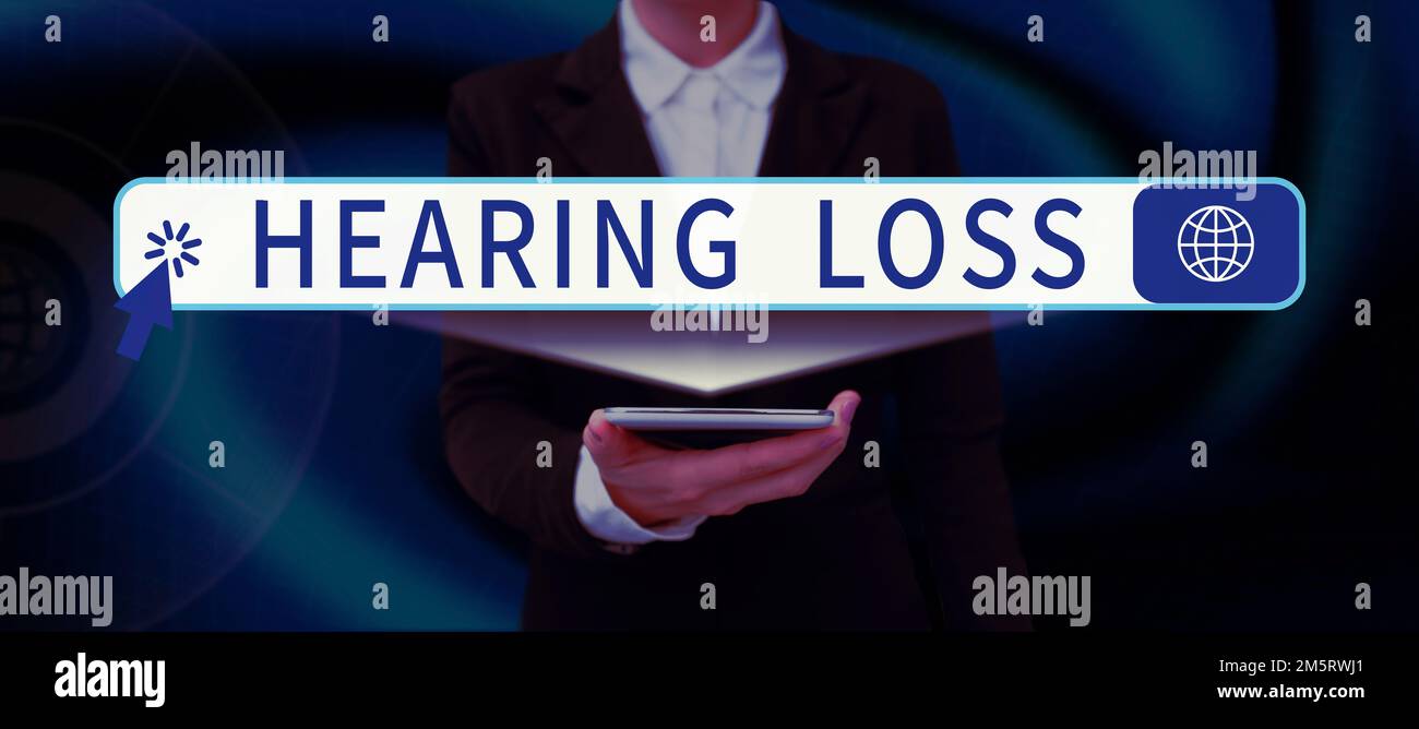 Conceptual caption Hearing Loss. Concept meaning is partial or total ...