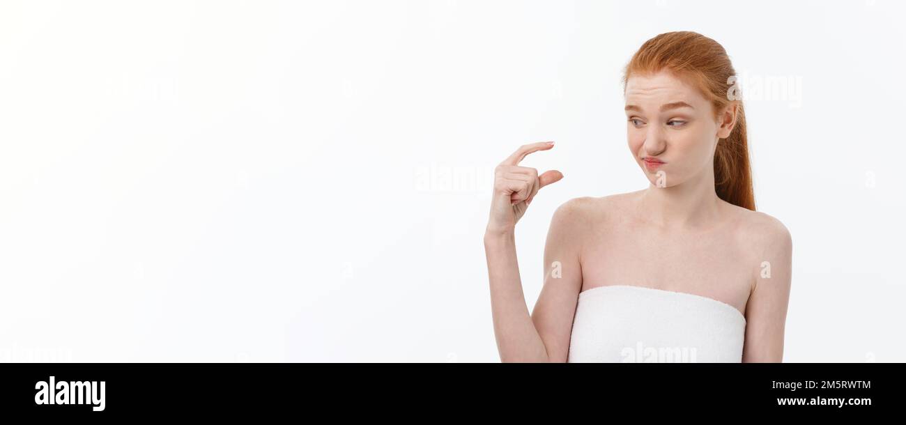 Portrait sad serious young woman with disappointed facial expression ...