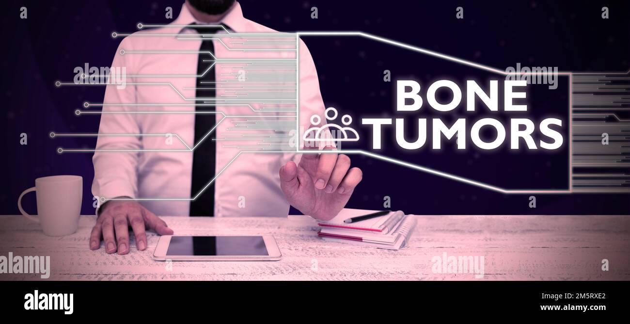 Inspiration showing sign Bone Tumors. Concept meaning can be either ...