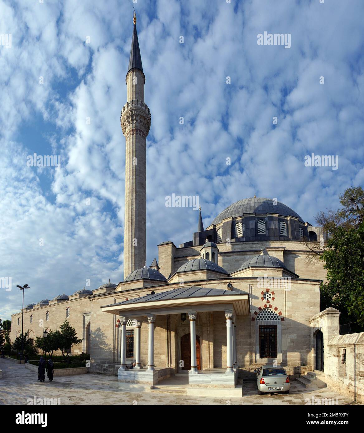 Located in Istanbul, Turkey, Yavuz Sultan Selim Mosque was built in ...