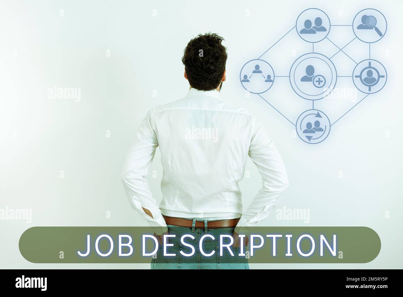 Writing displaying text Job Description. Business approach A document ...