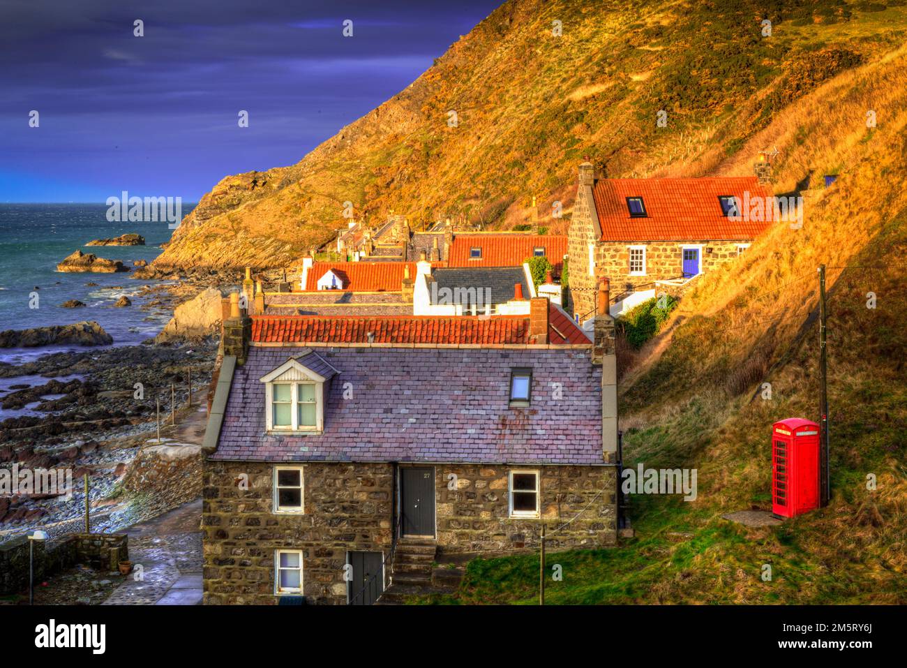 crovie aberdeenshire scotland Stock Photo - Alamy