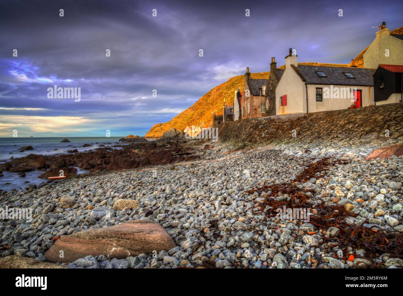 crovie aberdeenshire scotland Stock Photo - Alamy