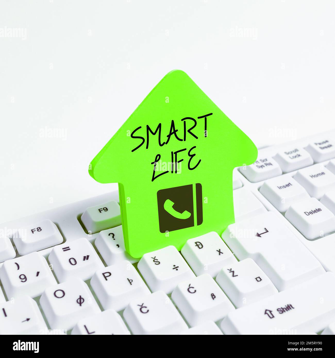 Conceptual caption Smart Life, Business overview approach ...