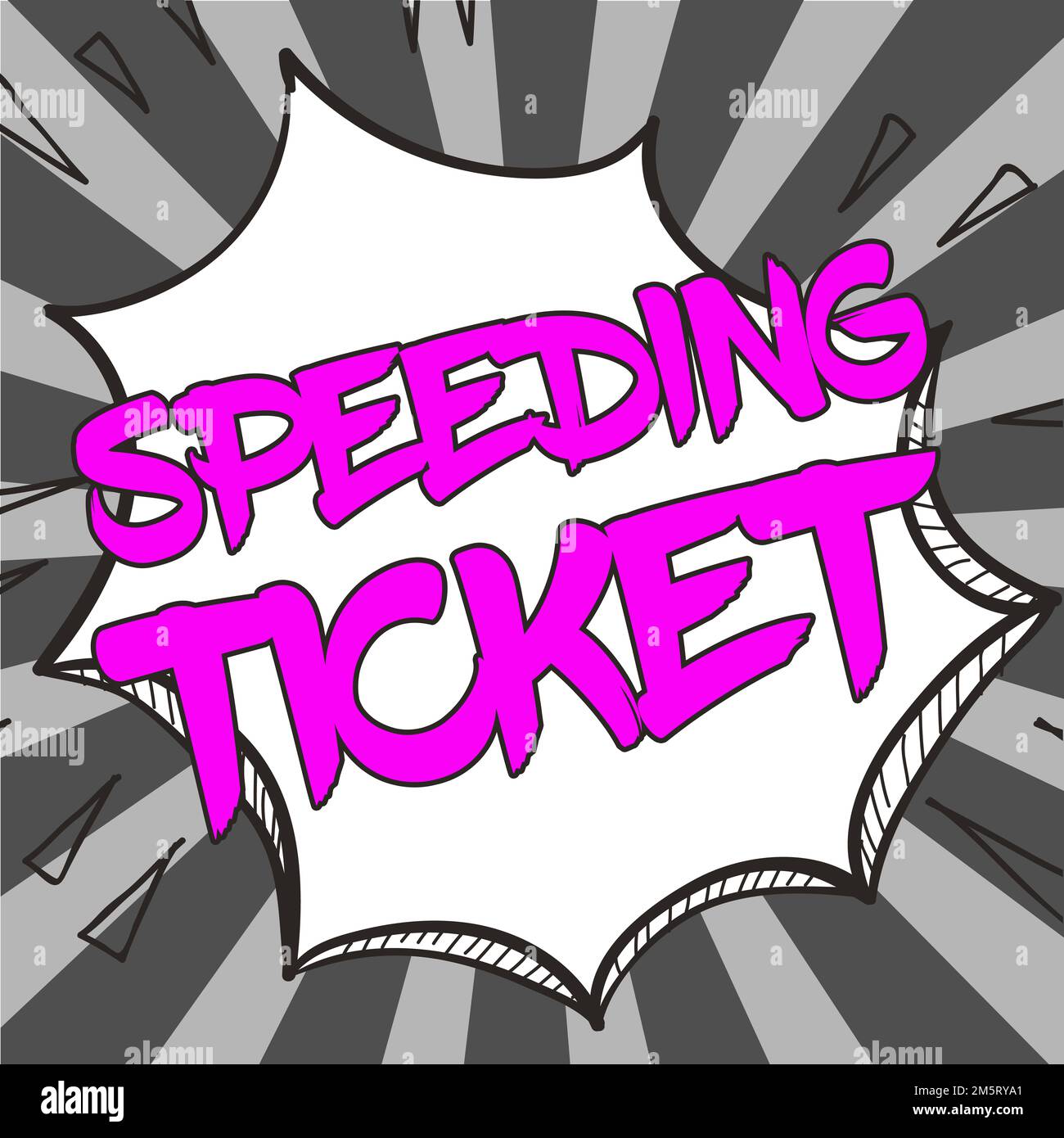 Text showing inspiration Speeding Ticket. Word Written on psychological ...