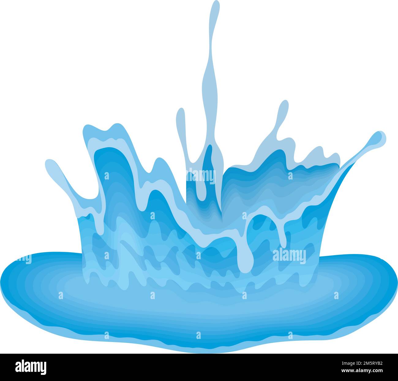 h2o splashing nature design icon Stock Vector Image & Art - Alamy