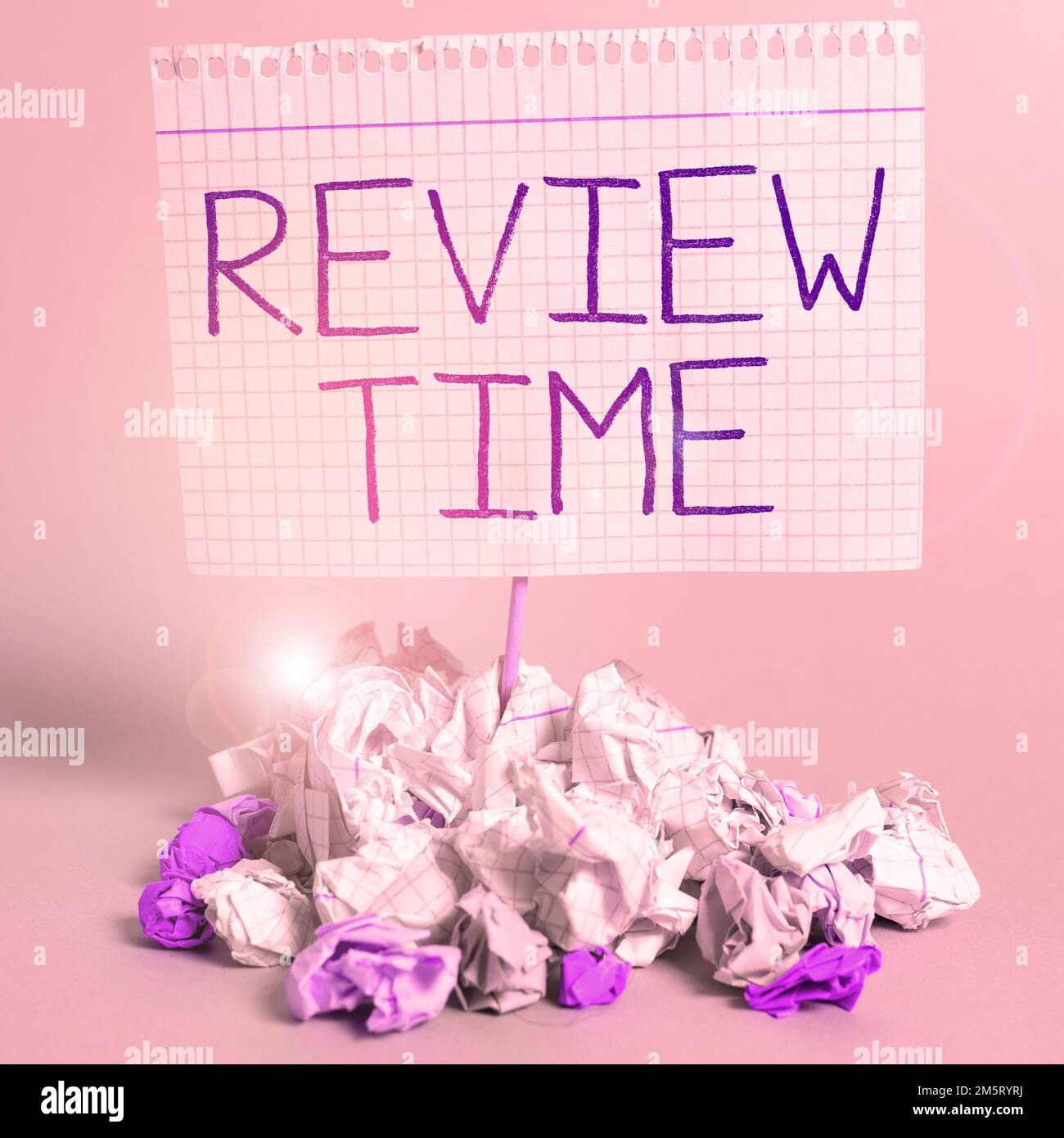 Text sign showing Review Time. Business showcase situation or system ... Text sign showing Review Time. Business showcase situation or system ...