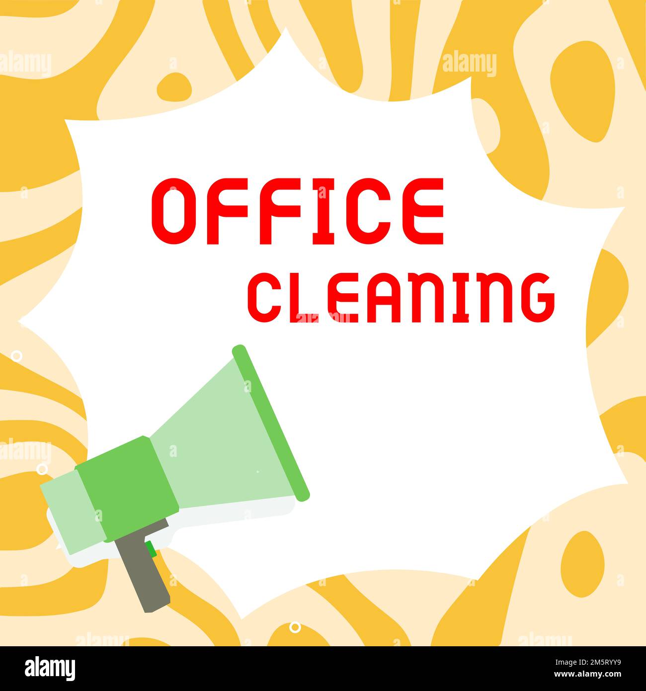 Sign displaying Office Cleaning. Conceptual photo the action or process ...