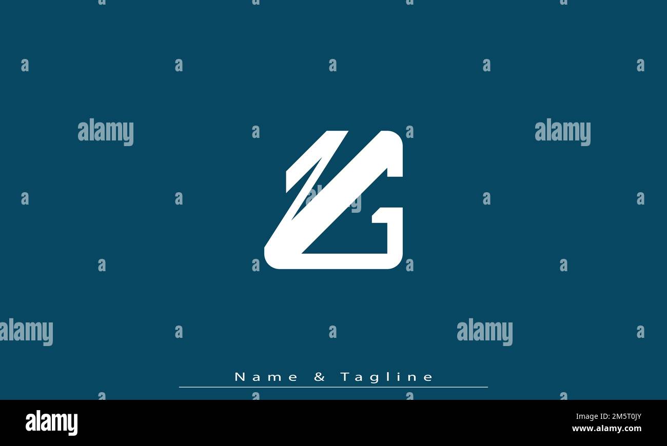 Alphabet letters Initials Monogram logo NG , GN Stock Vector Image ...