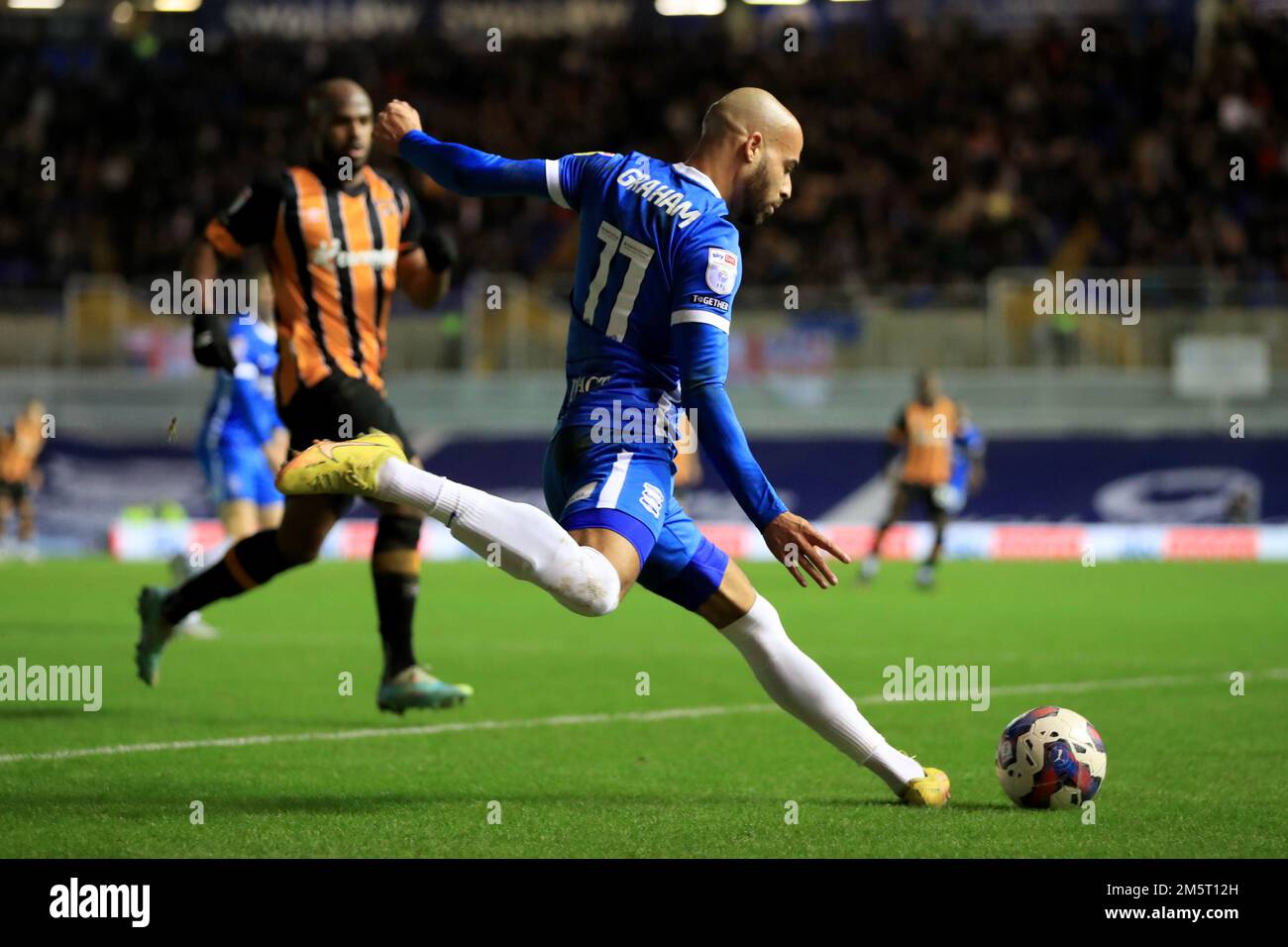 Birmingham City’s Jordan Graham in action during the Sky Bet ...
