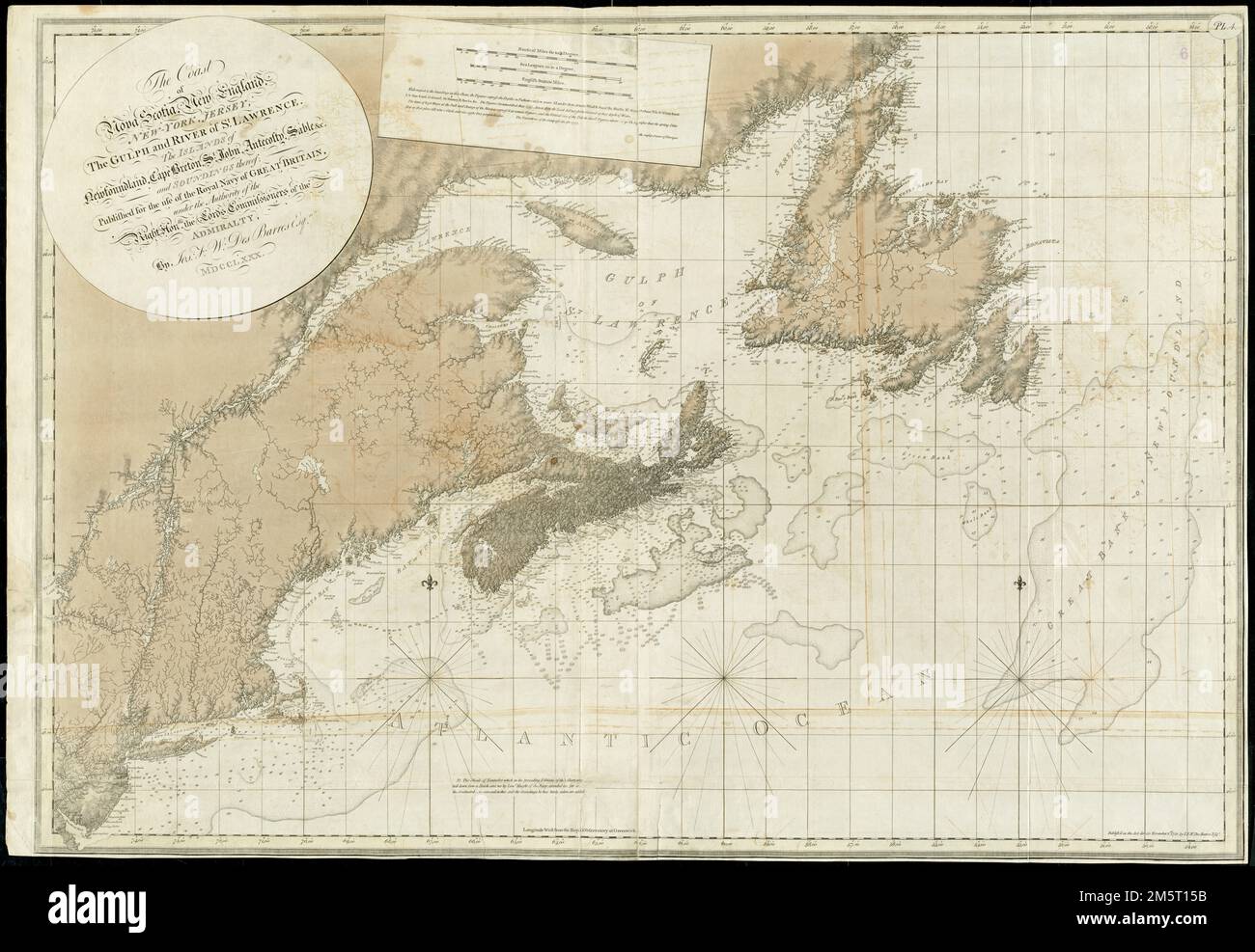The coast of Nova Scotia, New England, New-York, Jersey, the Gulph and ...