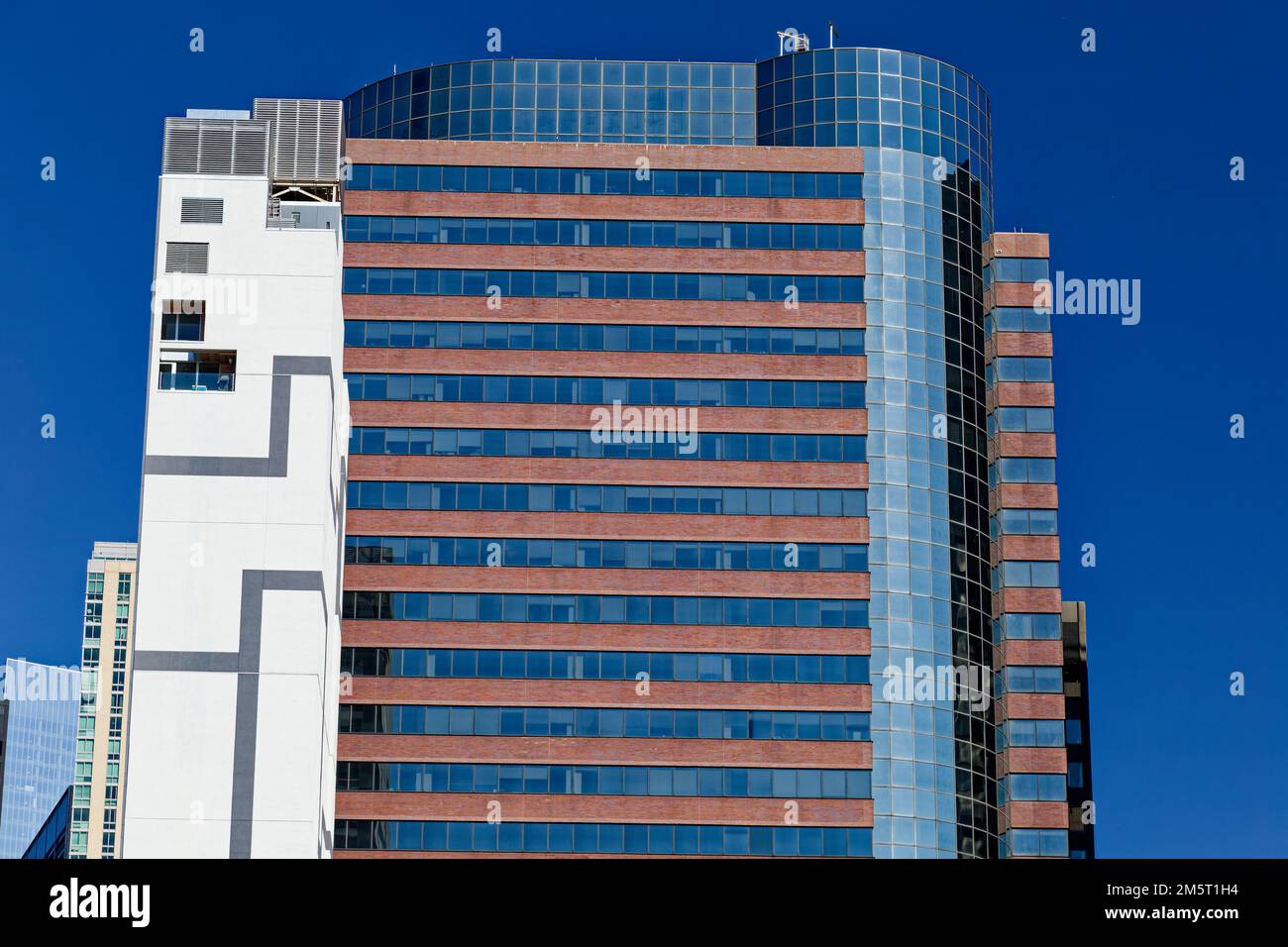 175 Water Street, the former AIG headquarters, sports bold cobalt ...