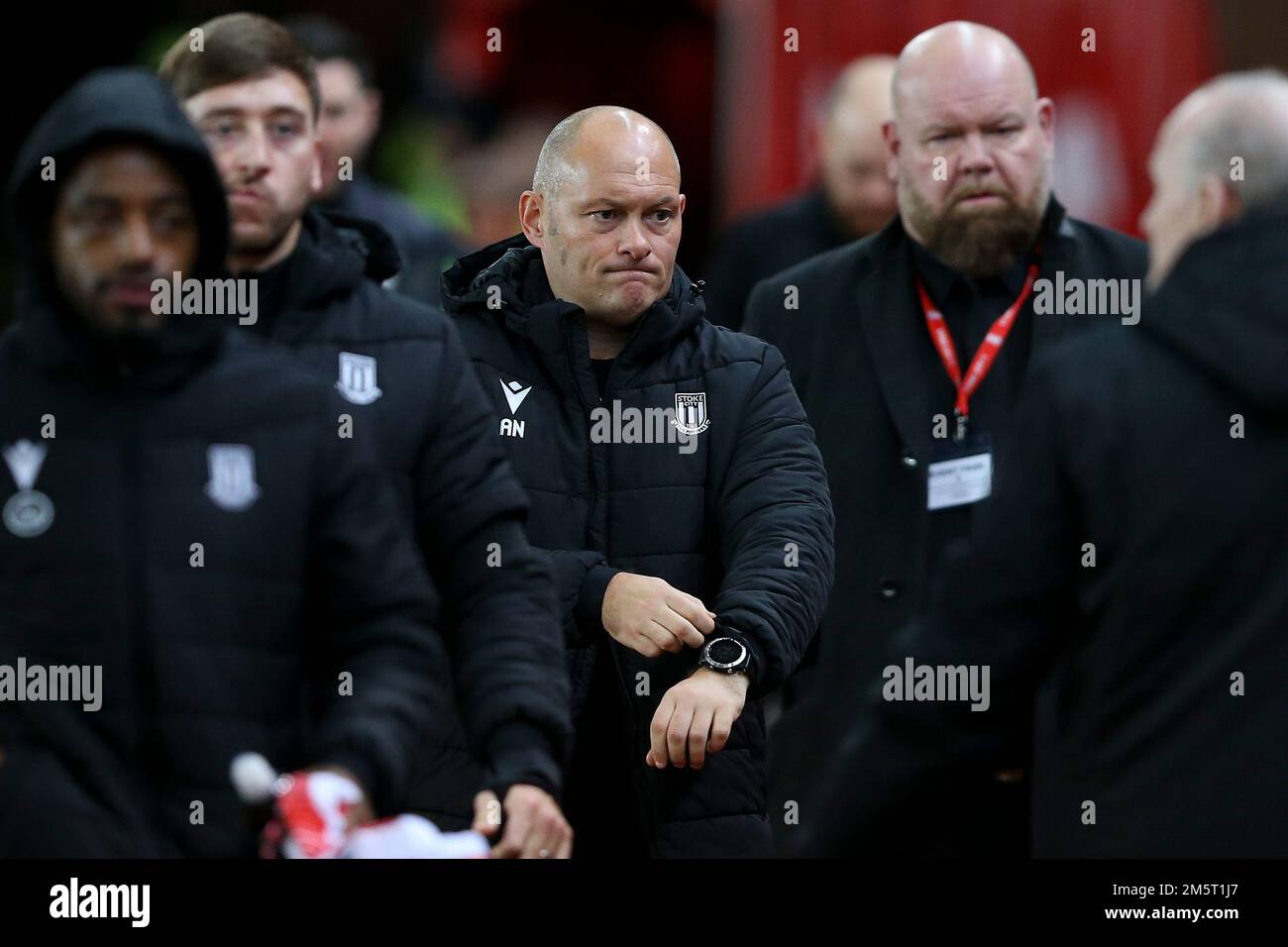 Stoke On Trent, UK. 30th Dec, 2022. Alex Neil, the Manager of Stoke ...