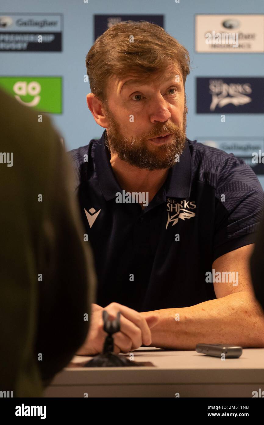 Manchester, UK. 30th Dec, 2022. Mike Forshaw speaks to the press post ...