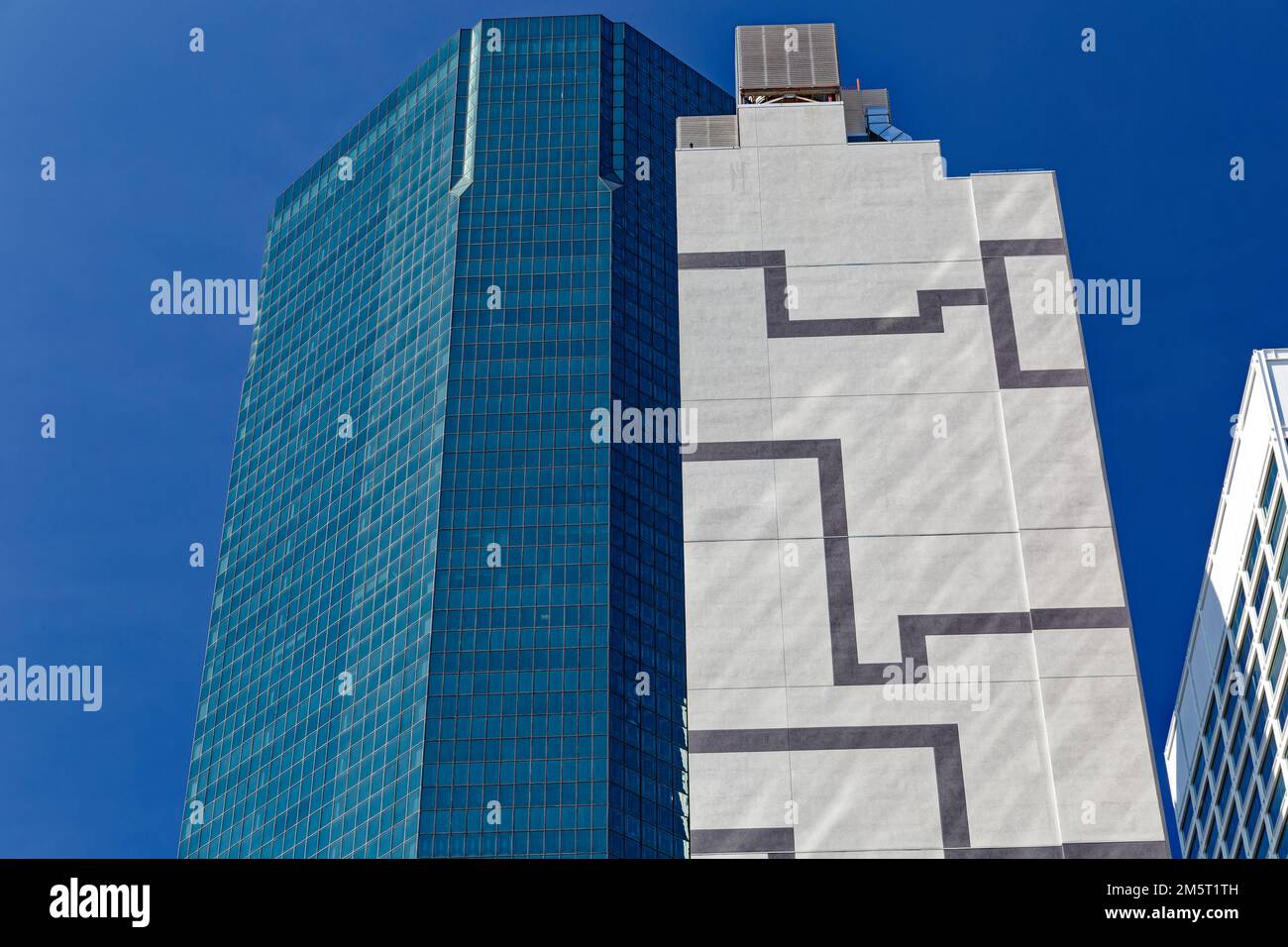 180 Maiden Lane, 161 Front Street. The flat zig-zag facade is the side ...