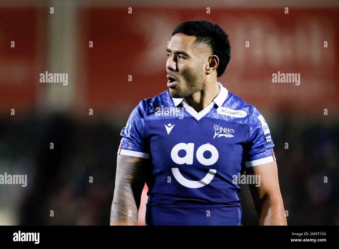 Sale Sharks' Manu Tuilagi during the Gallagher Premiership match at the ...