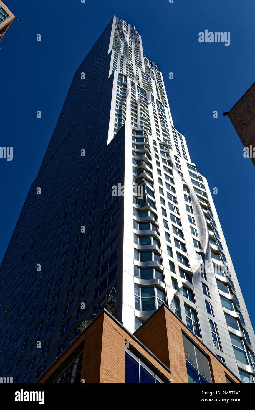 8 Spruce Street, aka Beekman Tower, aka New York by Gehry Stock Photo ...