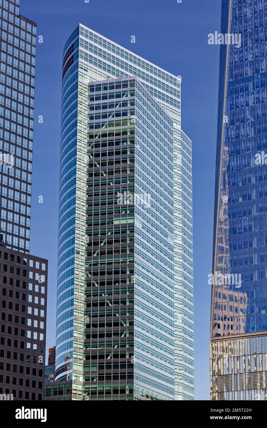 200 West Street appears to be two towers that crashed into each other ...