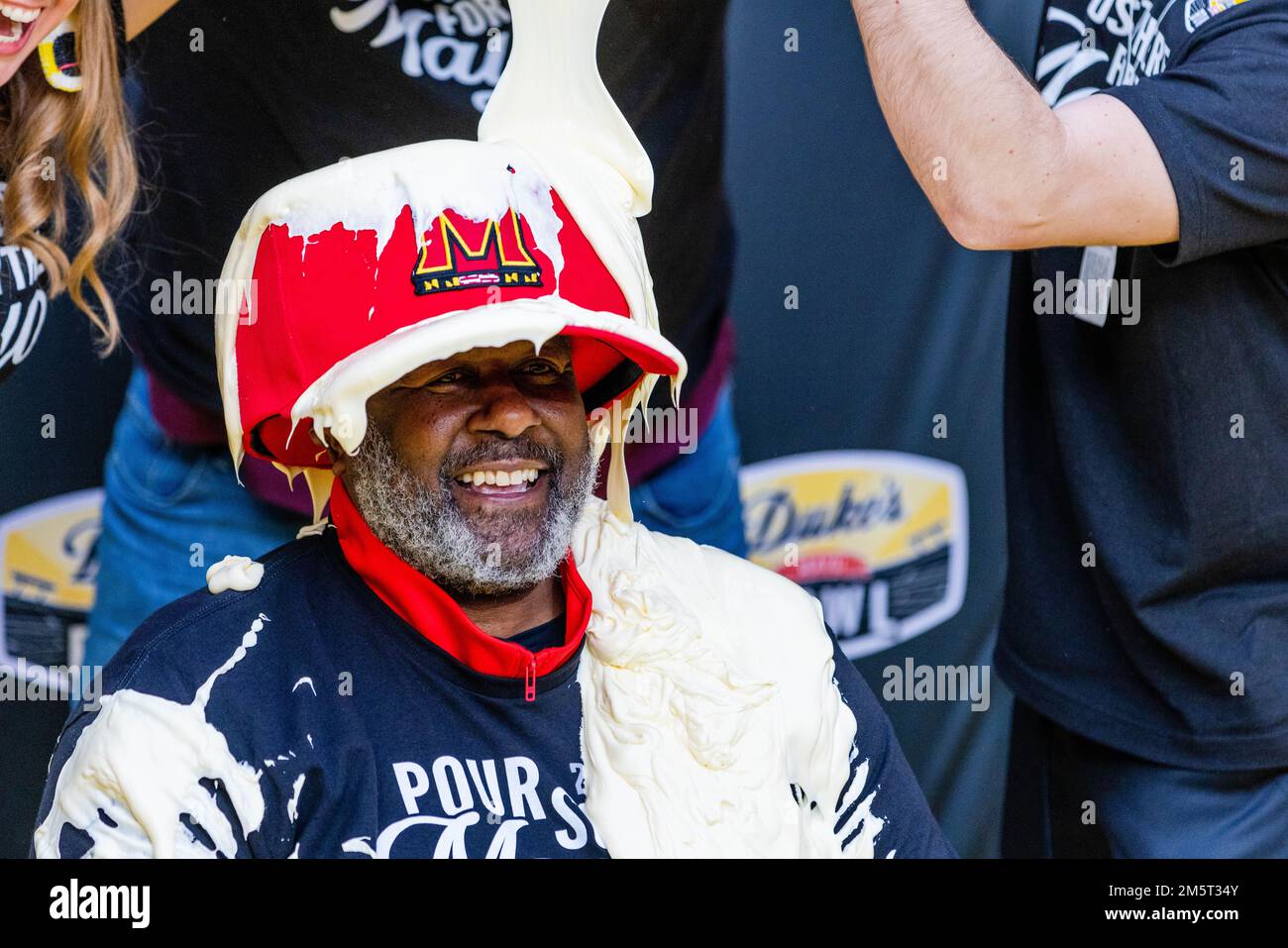 Maryland terrapins head coach mike locksley hi-res stock photography ...