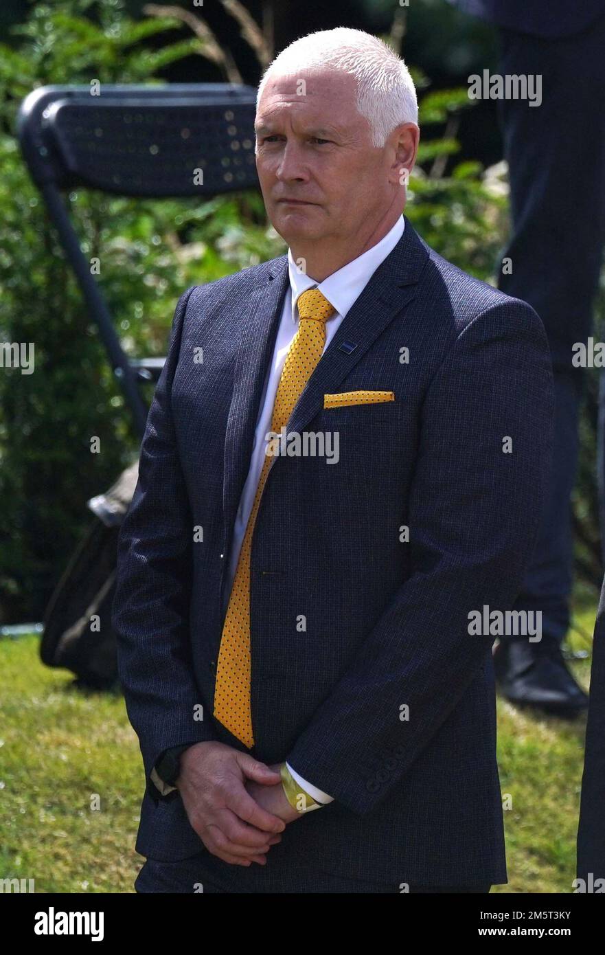 File photo dated 28/07/21 of Bryn Hughes, the father of murdered PC ...