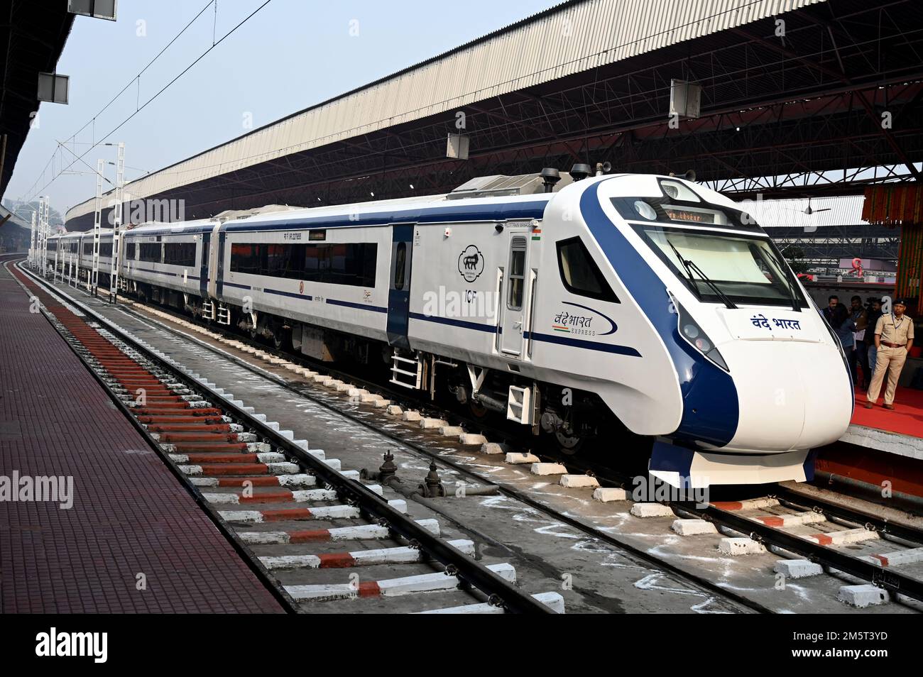 New vande bharat express hi-res stock photography and images - Alamy