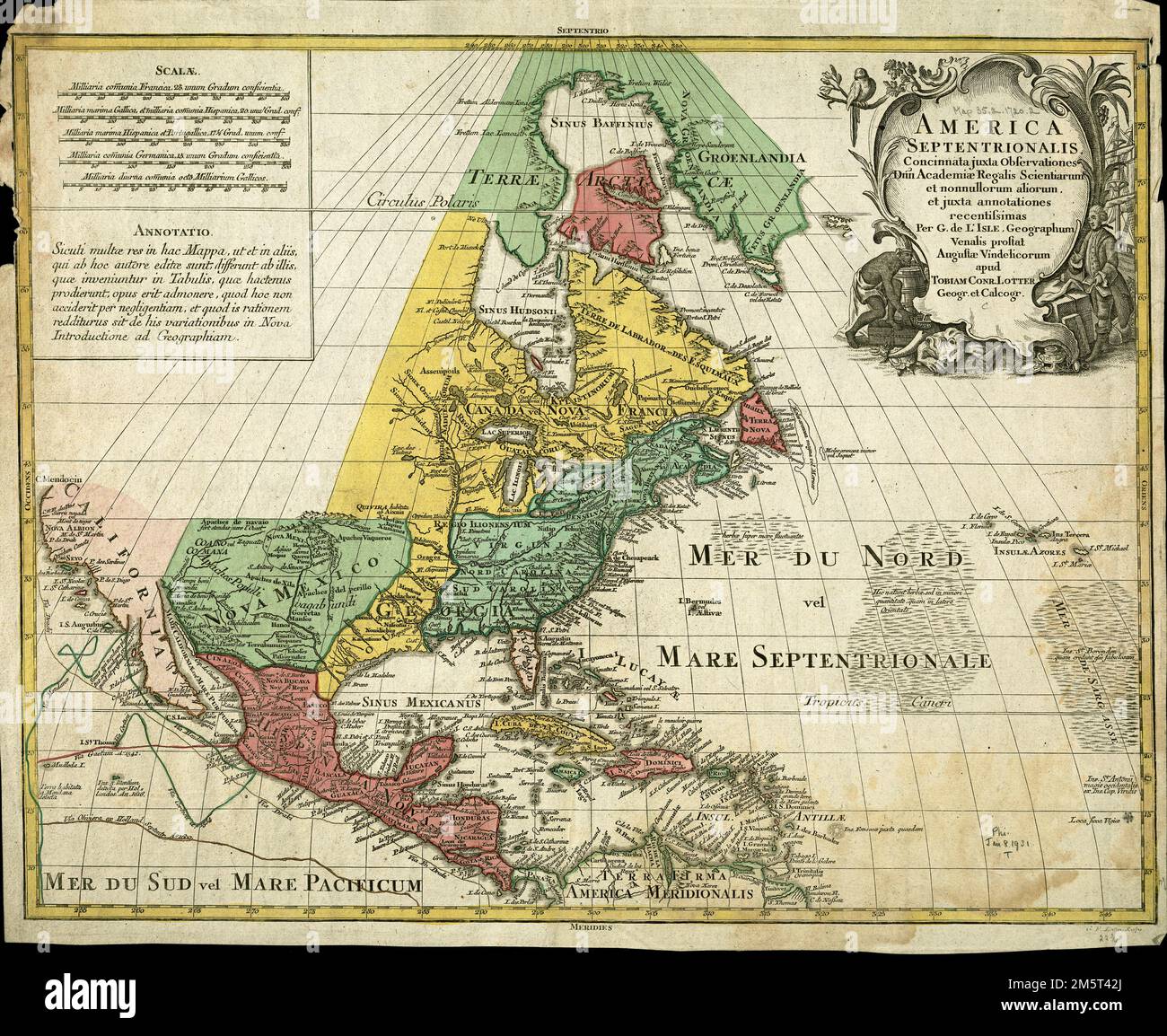 America Septentrionalis : concinnata juxta observationes Dnn Academiae ...