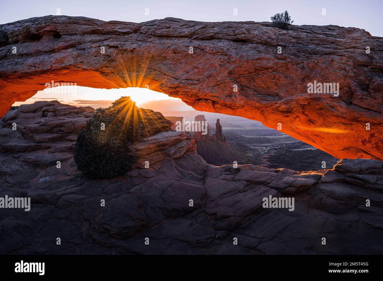 The First Glimpse of the Sun Stock Photo - Alamy