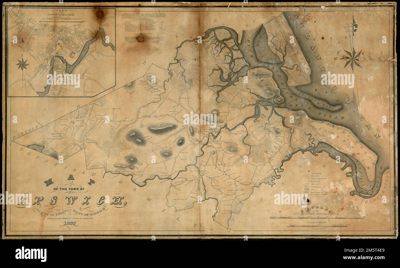 Map of the town of Ipswich, county of Essex, state of Massachts. Shows ...