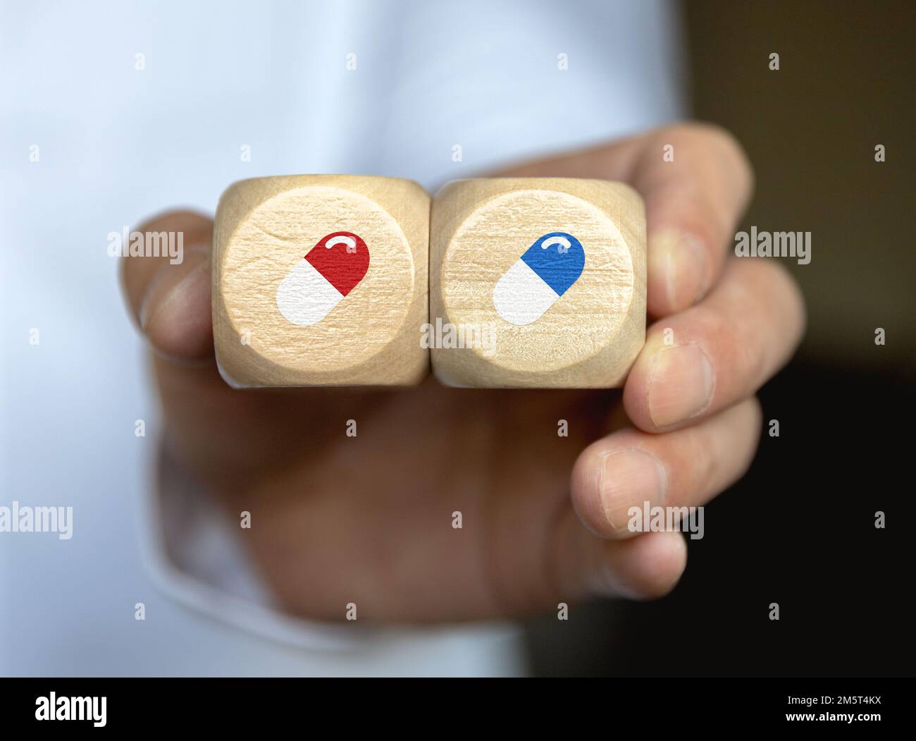 Red pill and blue pill matrix hi-res stock photography and images - Alamy