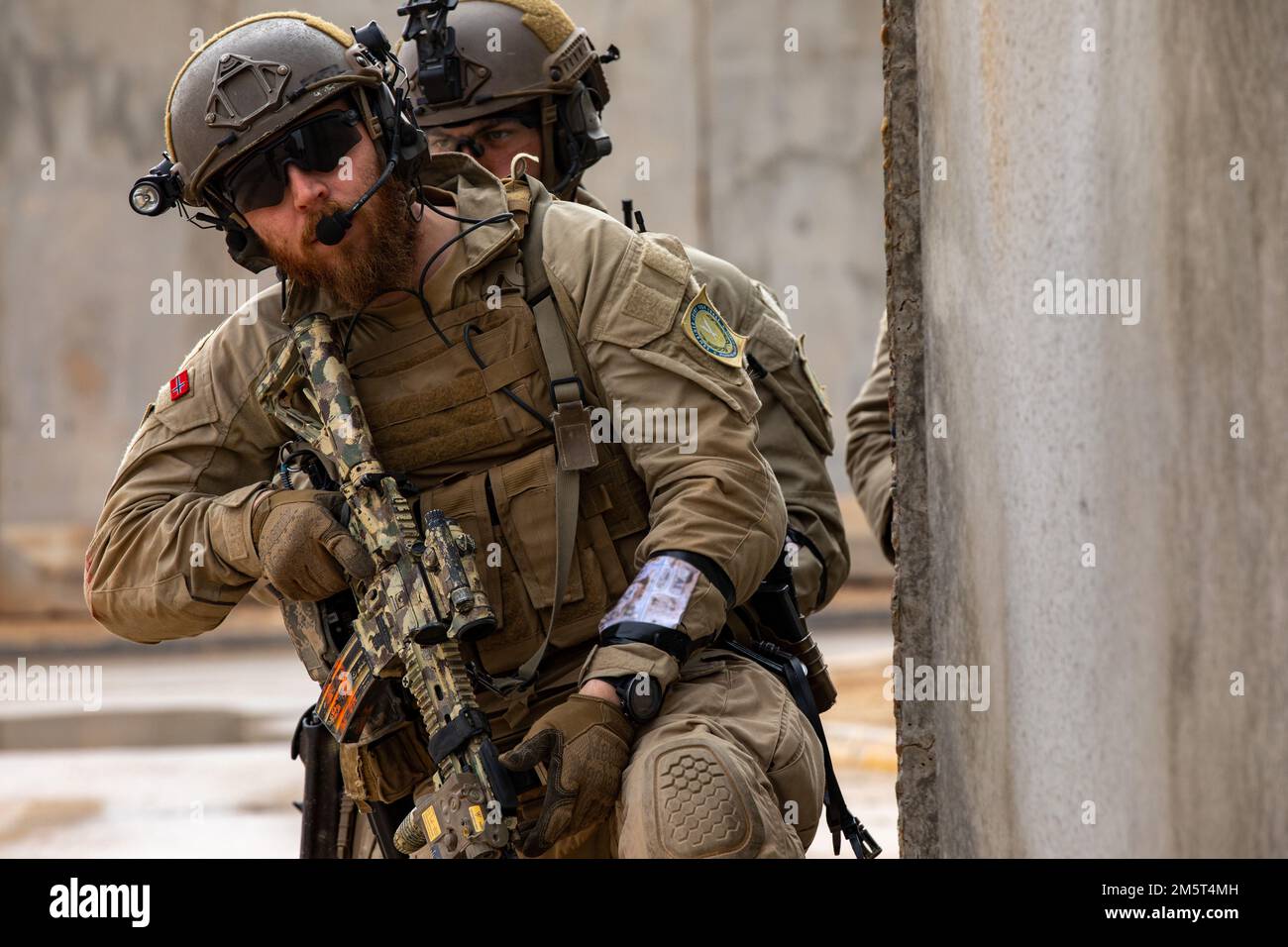Norwegian platoon sergeant, assigned to Telemark Battalion, Task Force ...